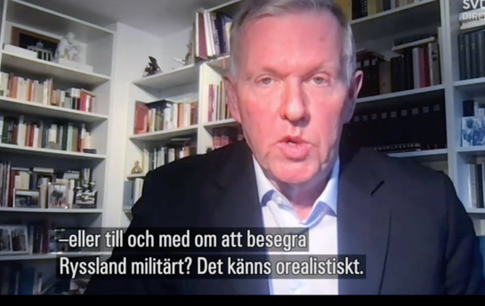 Expert Fick Argumentera För Fred I Svt Fria Tider